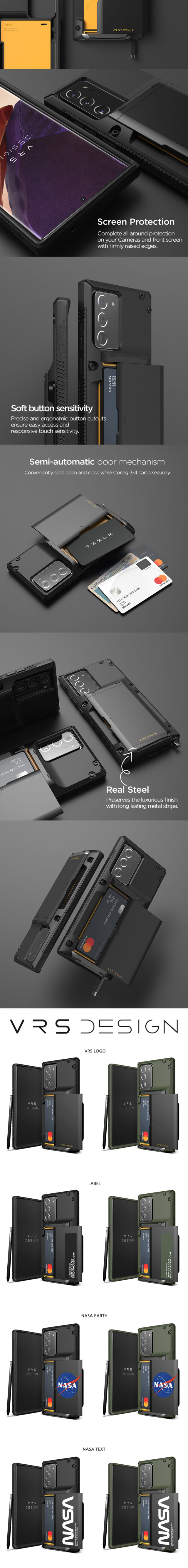 VRS Damda Glide Pro เคส Samsung Galaxy Note 20 Ultra | PatternB